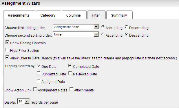 Assignments Dynamic Object