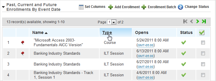 Managing Enrollments
