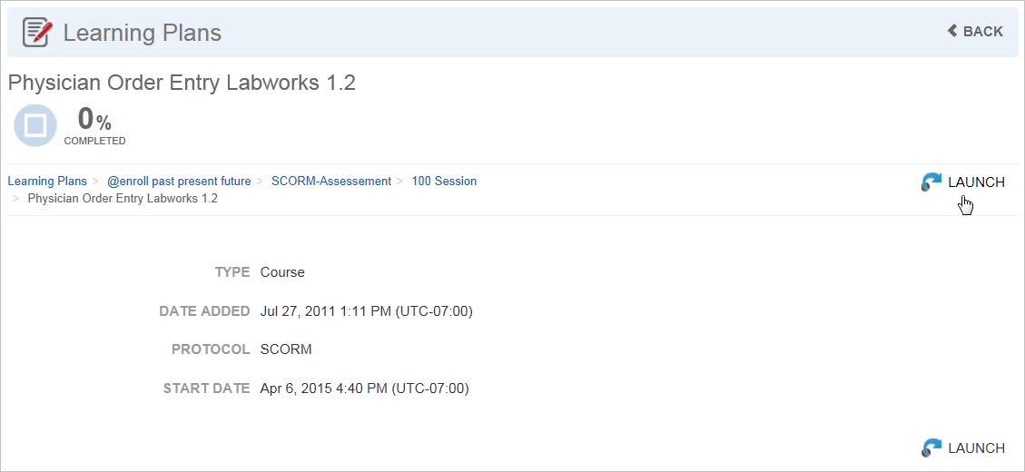 Adding a Custom Learning Plan Widget
